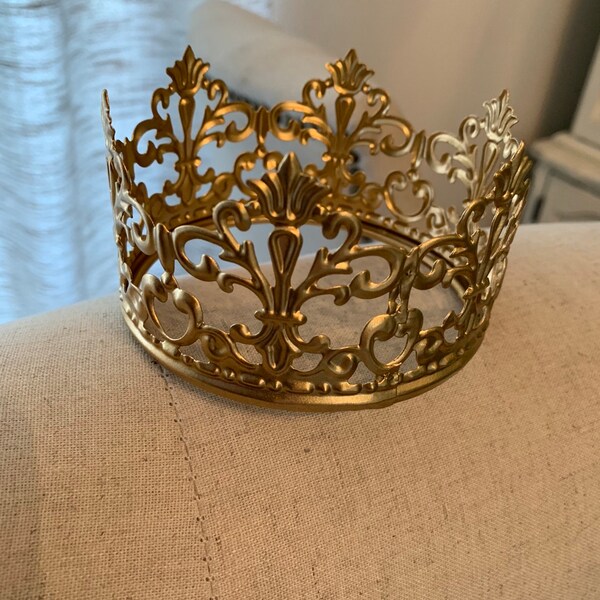 Crown Cake Topper, Wedding Cake Topper, Gold Crown, Mini Crown, Wedding ...