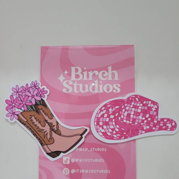 Disco Cowboy Hat Sticker | Cowgirl Vibes Sticker, Cowboy Stickers ...