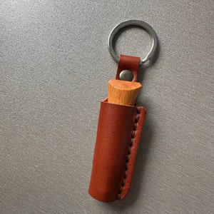 Leather Key Holder Key Case Leather Keychain Key Holder Leather Key ...