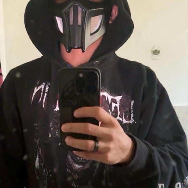 Cyber Samurai Custom Red Mask, Arasaka Mask Cyberpunk 2077 Style - Etsy