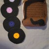 Spin Your Record Player Coasters Crochet Pattern - Etsy