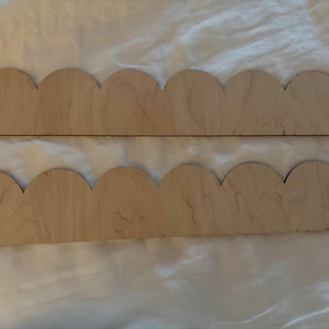 Scallop Maple Plywood Trimming - Etsy