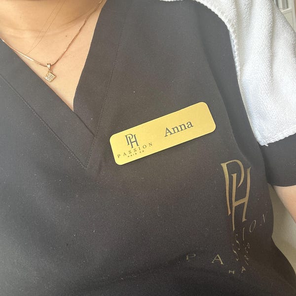 Custom Magnetic Name Tag: Personalized Office Employee Tag - Etsy