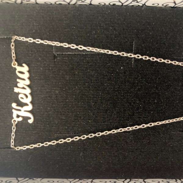 Custom Dainty Name Necklace, Minimalist Necklace, Perosonalized Name ...