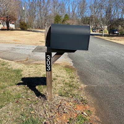 Hanging Rectangular Reflective Mailbox Post Sign up to 5 - Etsy