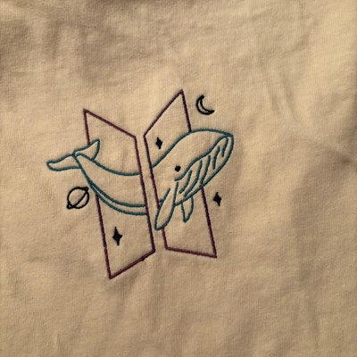 BTS Army Embroidered Sweatshirt, BTS Sweatshirt, Kpop Crewneck, Kpop ...