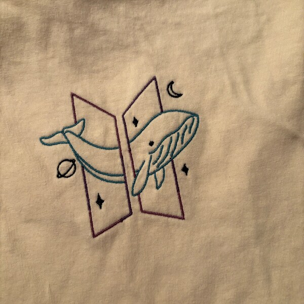 BTS Army Embroidered Sweatshirt, BTS Sweatshirt, Kpop Crewneck, Kpop ...