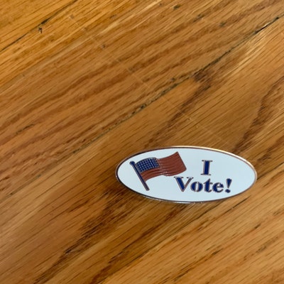 I Vote Lapel Pin Election Pin Political Pin Election - Etsy