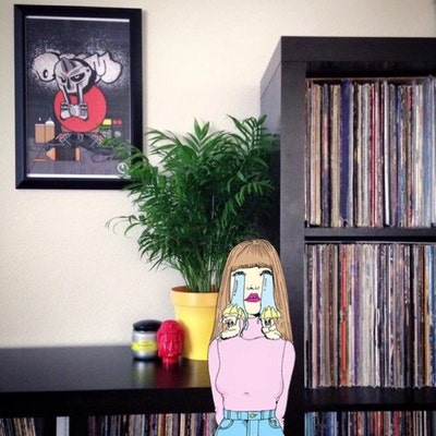 Jerry Garcia Stencil Art Print - Etsy