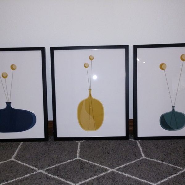 Vintage Swimming Couple on a Springboard Graphic Illustration Print ...