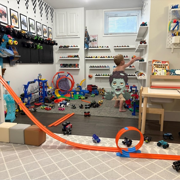 Double Loop - Monster Truck Loop | Compatible With Hot Wheels Track - Etsy