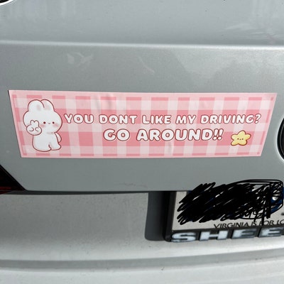 Student Driver Sticker, New Driver Bumper Sticker, Anxiety Bumper ...