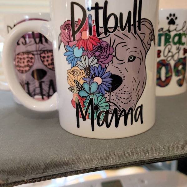 Pit Bull Mama PNG Digital Download | Sublimation Digital Design - Etsy