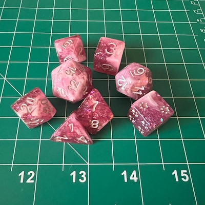 Pine Cone and Feather Wisps Dnd Dice Set, Polyhedral Dice, D&D Dice ...