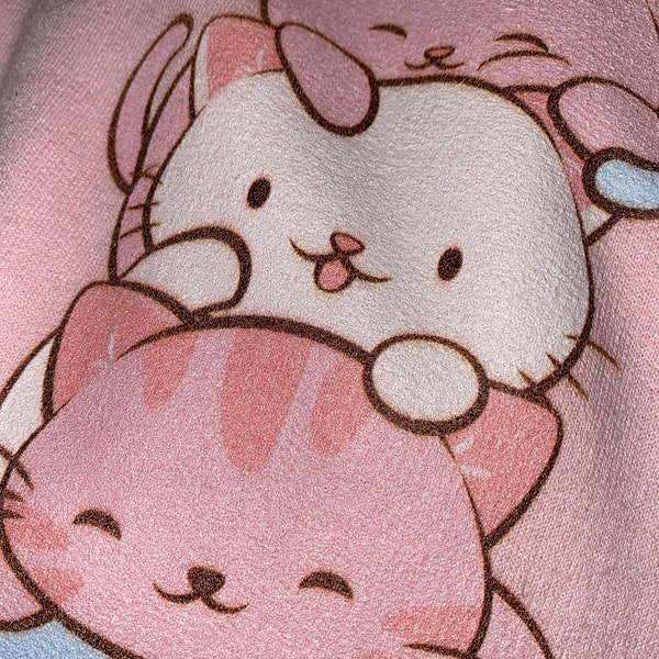 Transgender Pride Flag Kawaii Cat Hoodie / LGBTQ Subtle Pride Cute ...