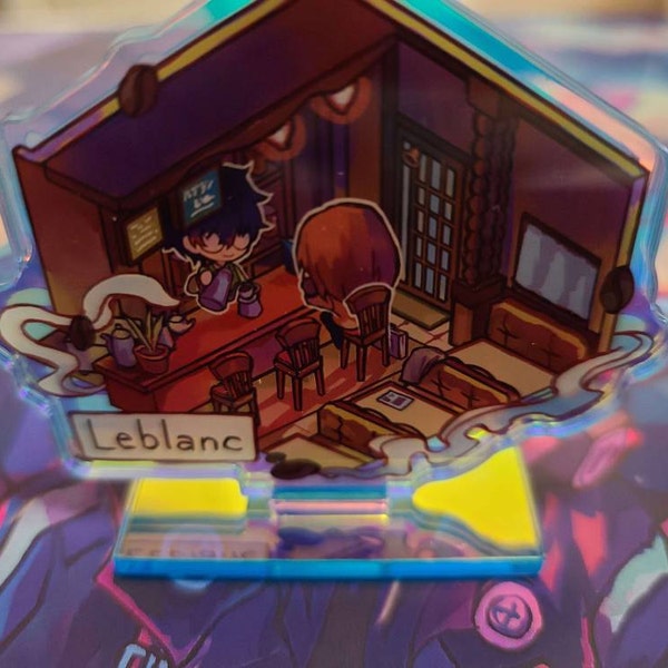 P5 Isometric Akechi & Joker Hangouts Acrylic Keychain Standees - Etsy