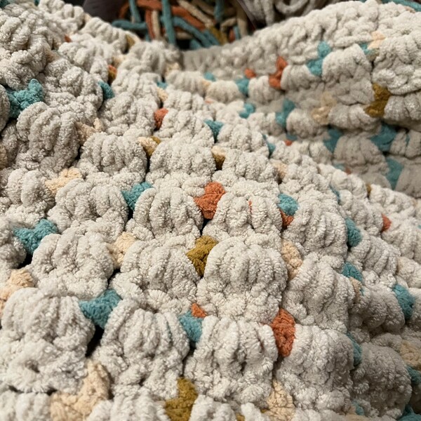 Cloud Blanket | Chunky Blanket Pattern | PDF Instant Download ...
