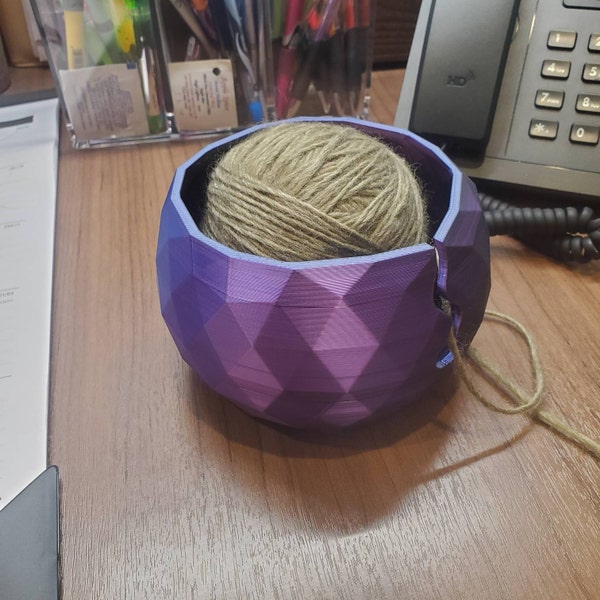 Yarn Bowl | 3D Printed | High Quality Sturdy Yarn Accessory - Knitting ...