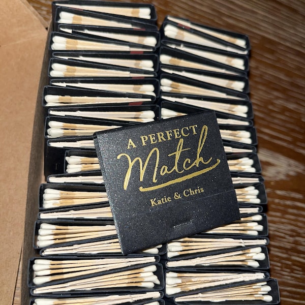 Home Sweet Home Matches - Personalized 30 Strike Matchbooks - Wedding ...