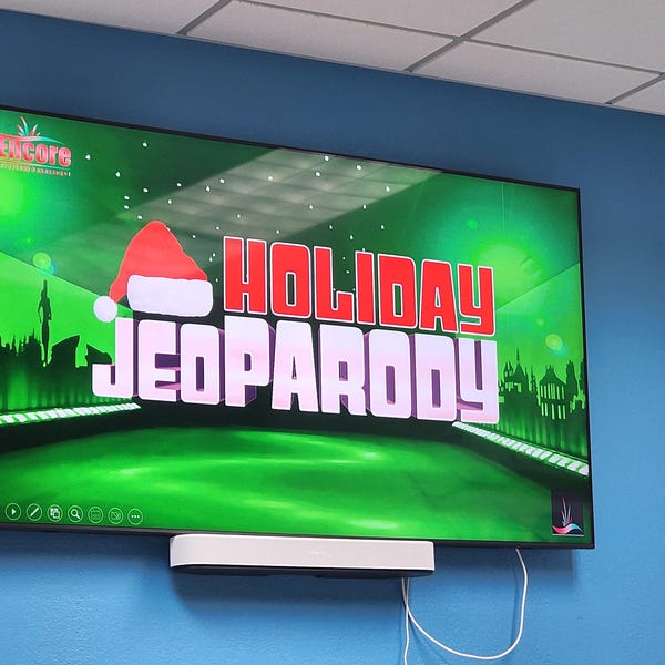 Christmas Jeoparody With Scoreboard - Fun Trivia Powerpoint Game - Mac ...