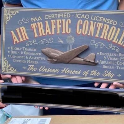 Air Traffic Controller Wood Sign With Optional Personalization - Etsy