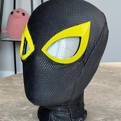 Customized Spiderman Faceshell and Lenses,face Shell and Lenses Black ...