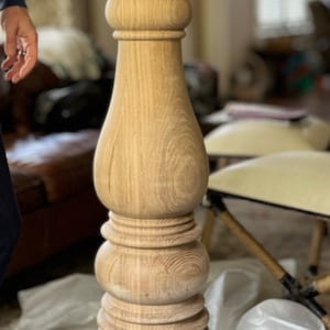 Stair Post, Wooden Stair Post, Newel Post, Wooden Turned Newel Posts ...