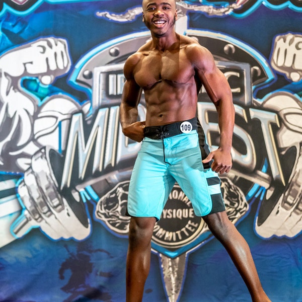 IFBB NPC WBFF Men's Physique Competition Bodybuilding Shorts - Etsy