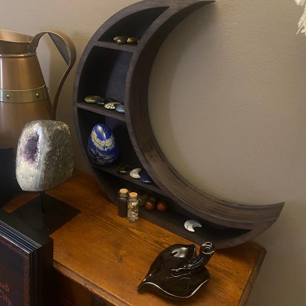 Coppermoon Sun and Moon Altar Shelf - Magic Altar, Spiritual Altar ...