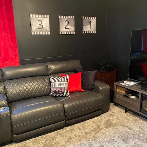 Movie Theater Decor, Filmstrip Countdown, Canvas - Etsy