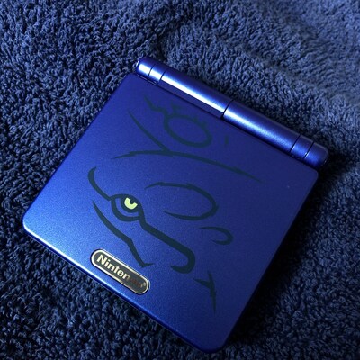 GBA SP Console Refurbished Gameboy Advance Zelda Gold Triforce - Etsy UK