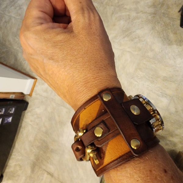 Fallout Inspired Unisex Wrist Watch Made From Full Grain Veg Tan ...