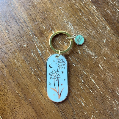 Cosmic Cowgirl Enamel Boot Keychain Serpent Crescent Moon Black, Blush ...