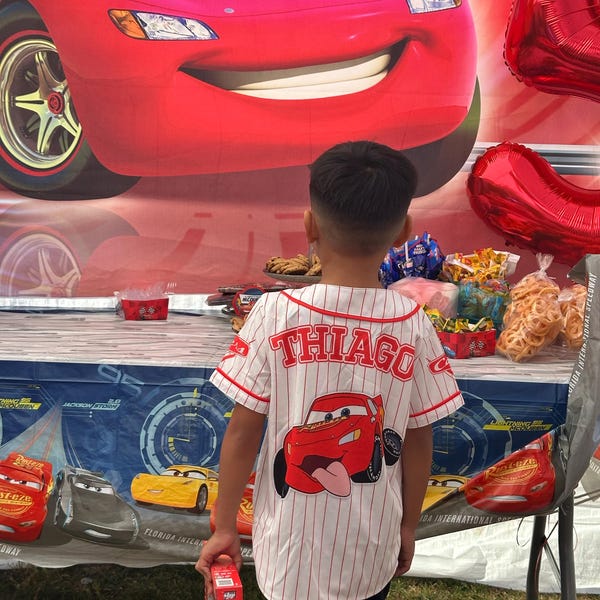 Custom Disney Cars Lightning Mcqueen Baseball, Custom Cars Baseball ...