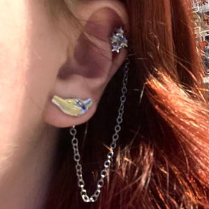 13th Doctor Who, Inspired, Handmade Earring, Ear Cuff, Handmade ...