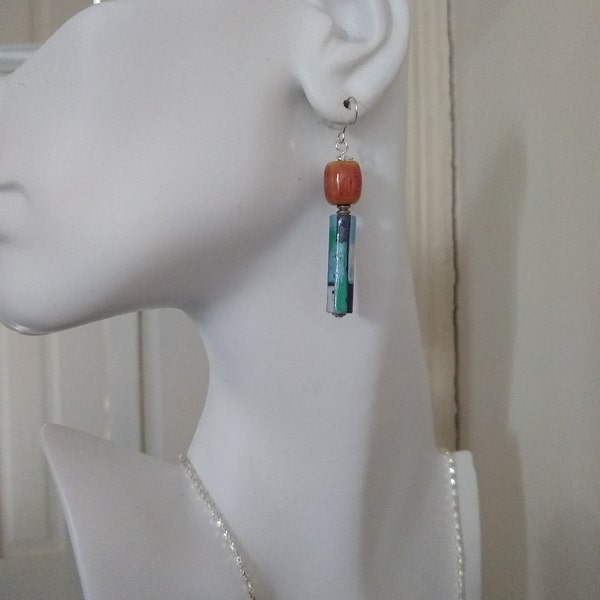 Assorted Recycled Magazine Handmade Paper Beads 1” Set of 20: New Bulk ...