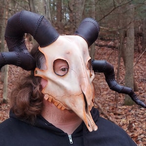 Pagan Skull Mask Leather Pattern PDF by Leatherhub - Etsy