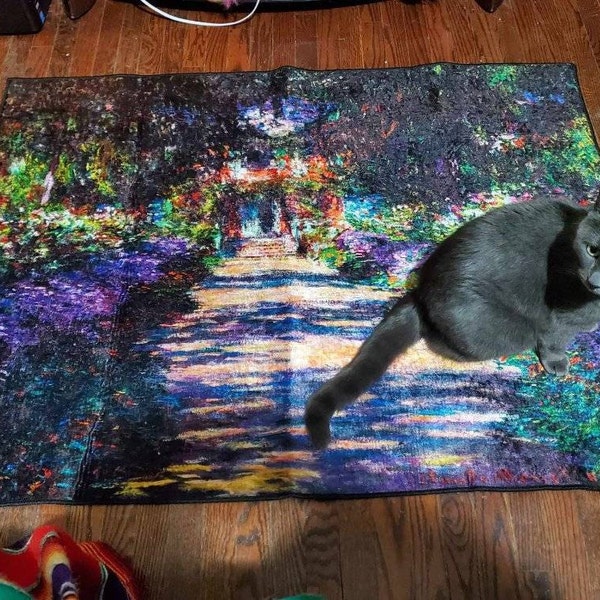 Claude Monet, Claude Monet Rug, Water Lilies Rug, Impressionism Rug ...