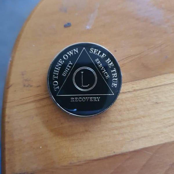 1-50 Year Patriotic AA Medallion Large Sized Red White Blue Chip ...