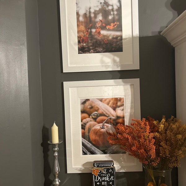 Autumn Gallery Wall Set of 6, Fall Print Set, Farmhouse Prints, Pumpkin ...