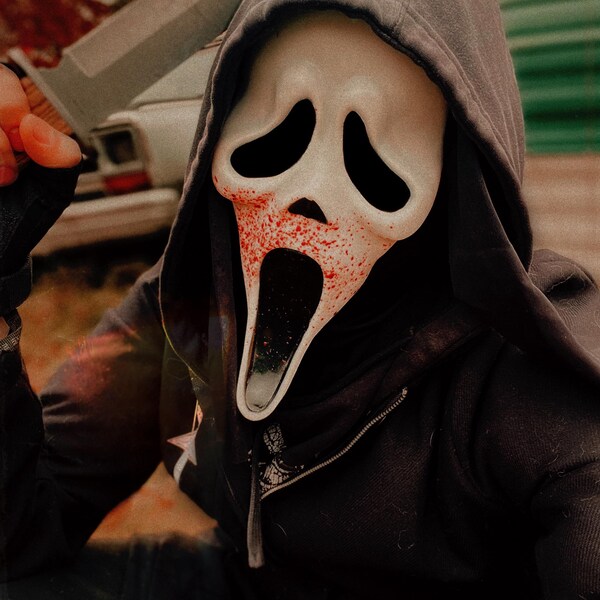 Scream 6 Mask Custom - Stu Macher Ghostface - Etsy