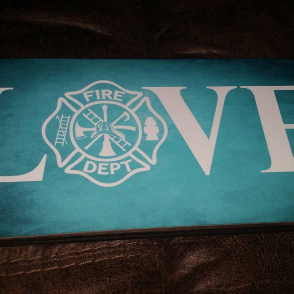 Firefighter Gift, Fireman Gift, Firefighter Decor, Fireman Decor ...