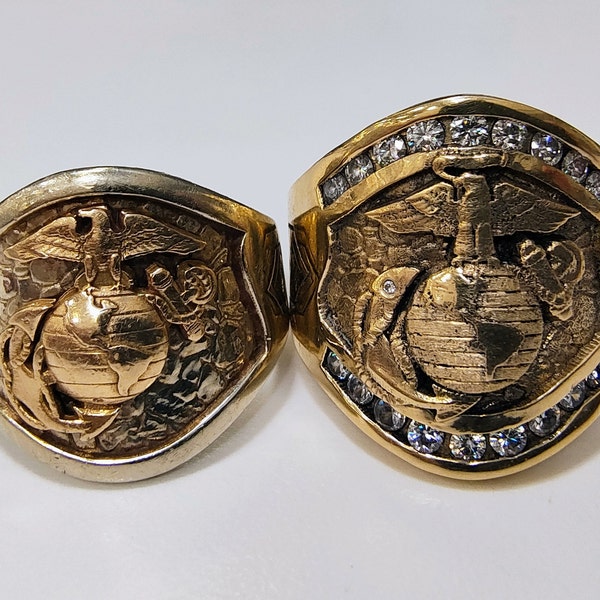 Marine Corps USMC Signet Ring - Etsy