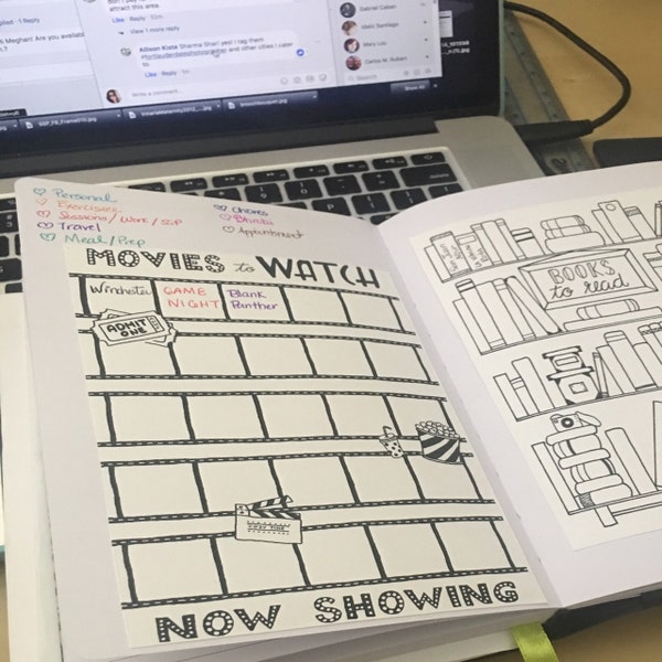 Printable Body Measurements Chart for Your Bullet Journal or Planner ...