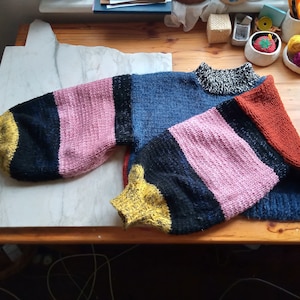 Hand Knitting Pattern The Mabel Beanie and Maud Mittens | Etsy