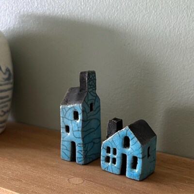 Handmade Ceramic Raku Chickens - Etsy