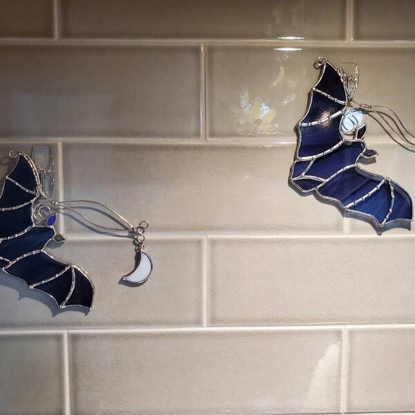 Stained Glass Patterns, Halloween Bat Suncatcher Pattern, Digital PDF ...