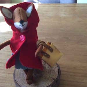 Charlotte Fox's Cloak PDF Pattern, Felt Cloak Pattern, Miniature ...