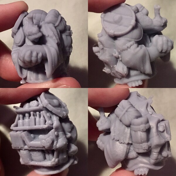 Tortle Merchant Epic 'N' Stuff Resin Tabletop/rpg Miniature - Etsy