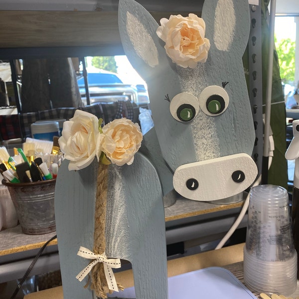Donkey - DIY - Wood - Craft Kit - Etsy